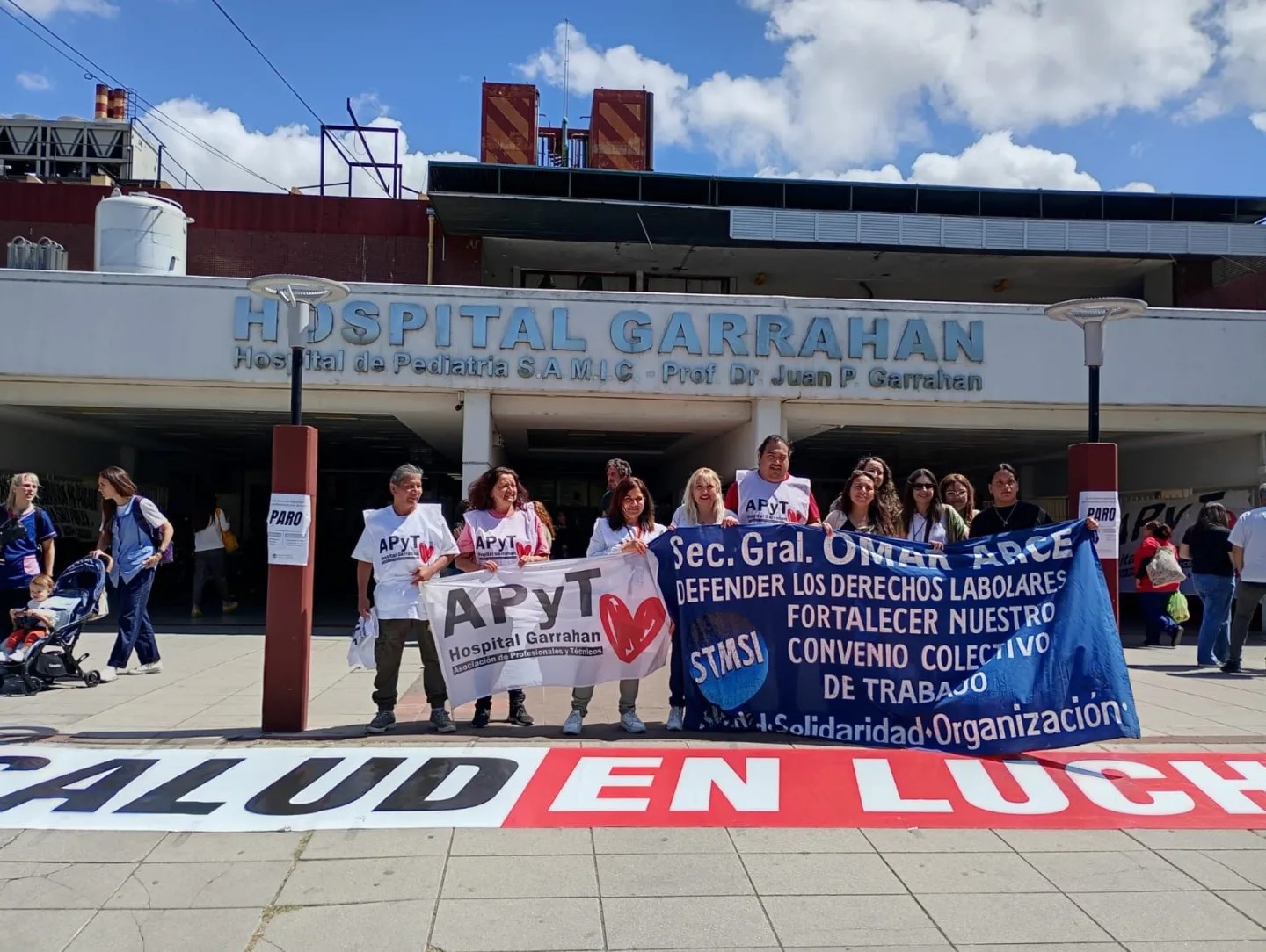 Trabajadores del Garrahan en pie de lucha anuncian marcha Blanca de la ...
